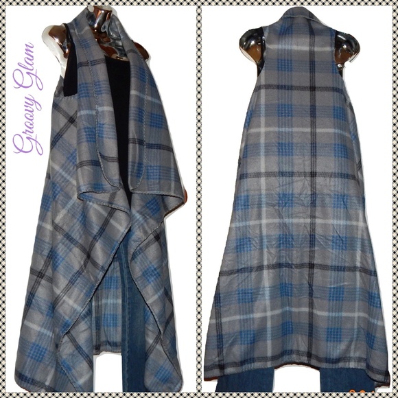 Groovy Glam | Jackets & Coats | Groovy Glam Long Length Waterfall Vest ...